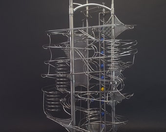 Wooden Marble Machine, Marble Run, Rolling Ball Sculpture - Etsy