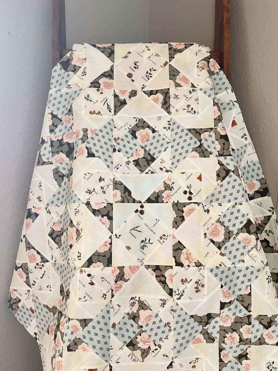 Chain Effect Quilt Pattern, Intermediate Skill Quilt Pattern, Yardage ...