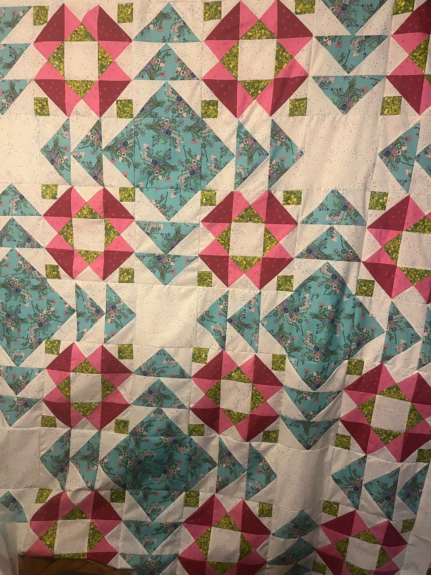 Ripple Effect Quilt Pattern-paper Version, Confident Beginner Quilt ...