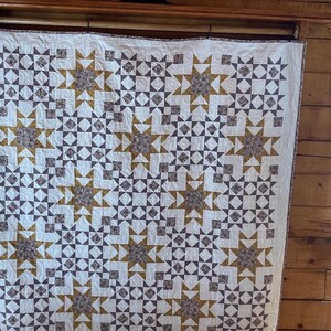 PDF Pattern,country Stars Quilt Pattern Easy Beginner Yardage, Charm ...