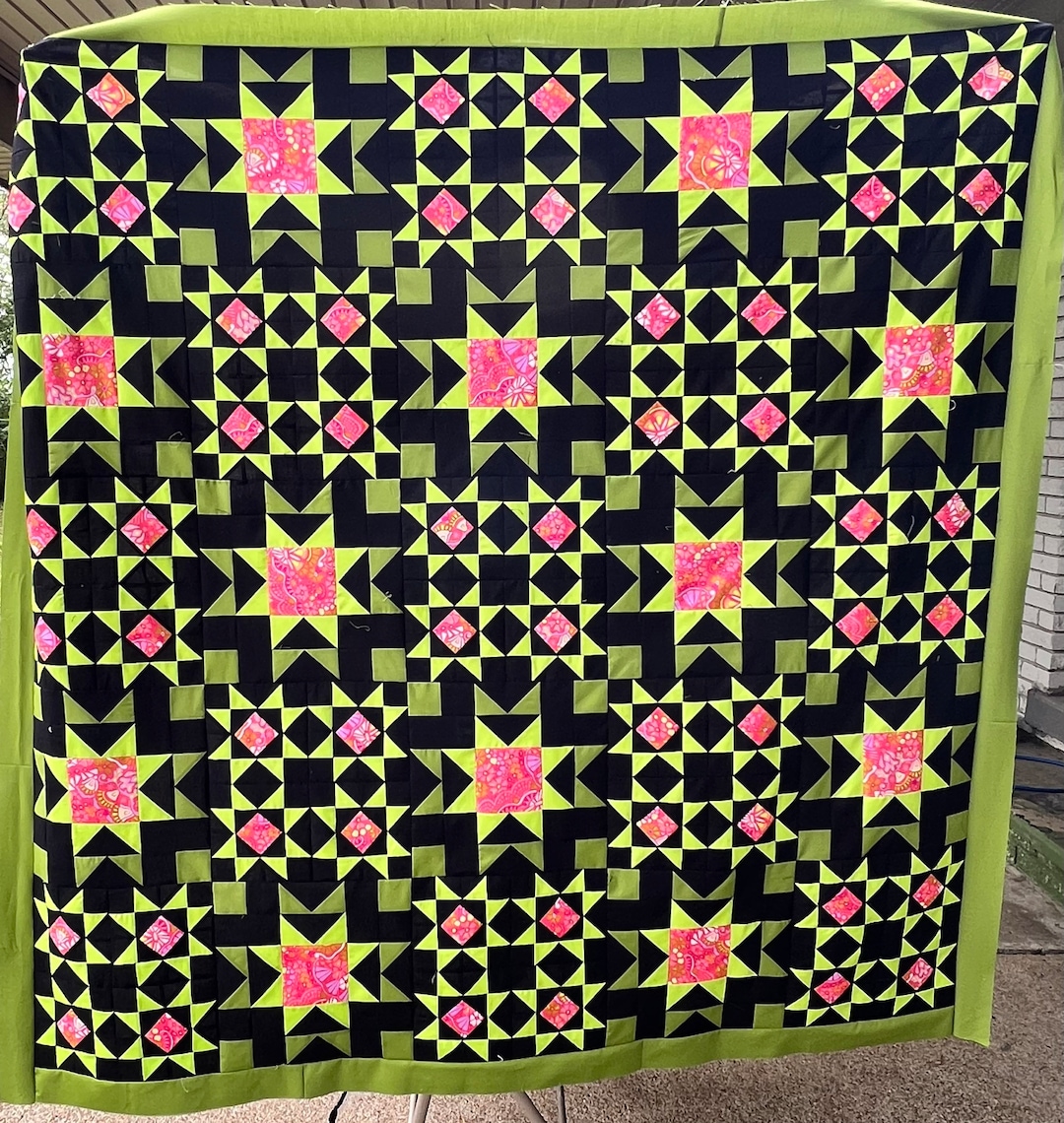 PDF Pattern,country Stars Quilt Pattern Easy Beginner Yardage, Charm ...