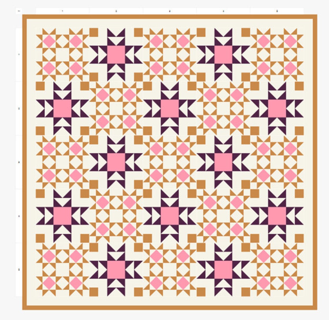 PDF Patterncountry Stars Quilt Pattern Easy Beginner Yardage - Etsy