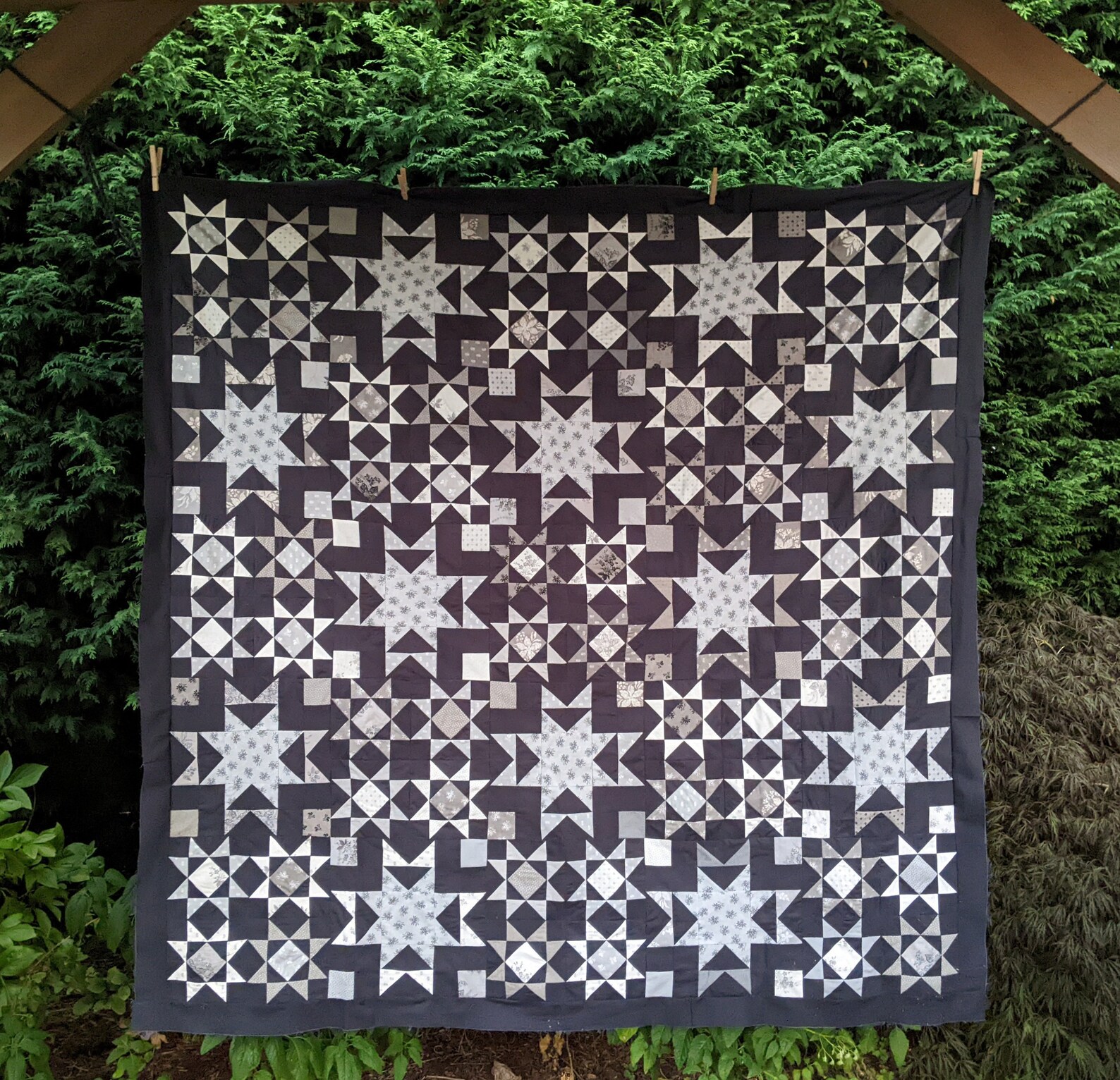 DIGITAL Pattern,country Stars Quilt Pattern Easy Beginner Yardage ...