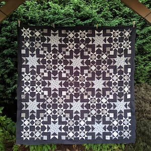 DIGITAL Pattern,country Stars Quilt Pattern Easy Beginner Yardage ...