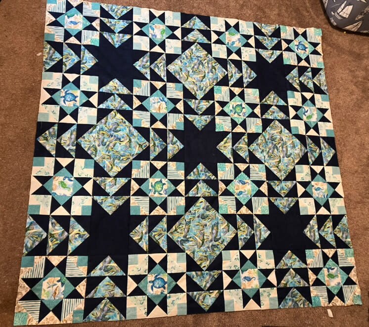 Ripple Effect Quilt Pattern-pdf Version, Confident Beginner , Easy ...