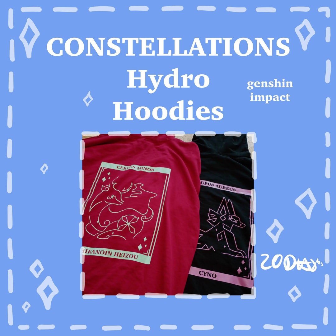 CONSTELLATIONS Hydro Genshin Impact Hoodies - Etsy