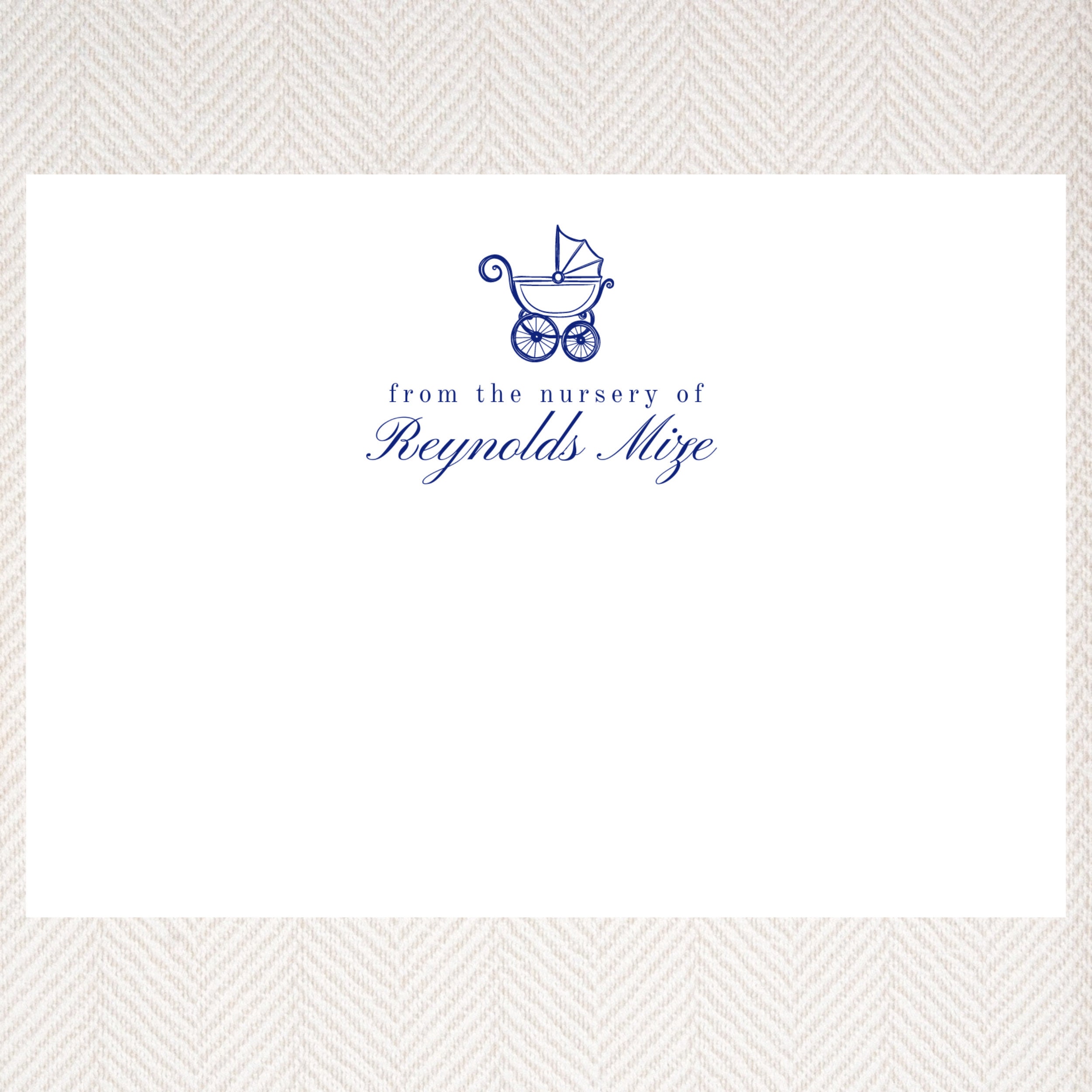Digital Download Editable From the Nursery of Note, Welcome Baby Notes ...