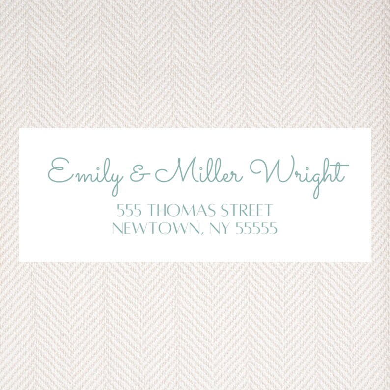 Digital Download Editable & Printable Return Address Stickers, Return ...