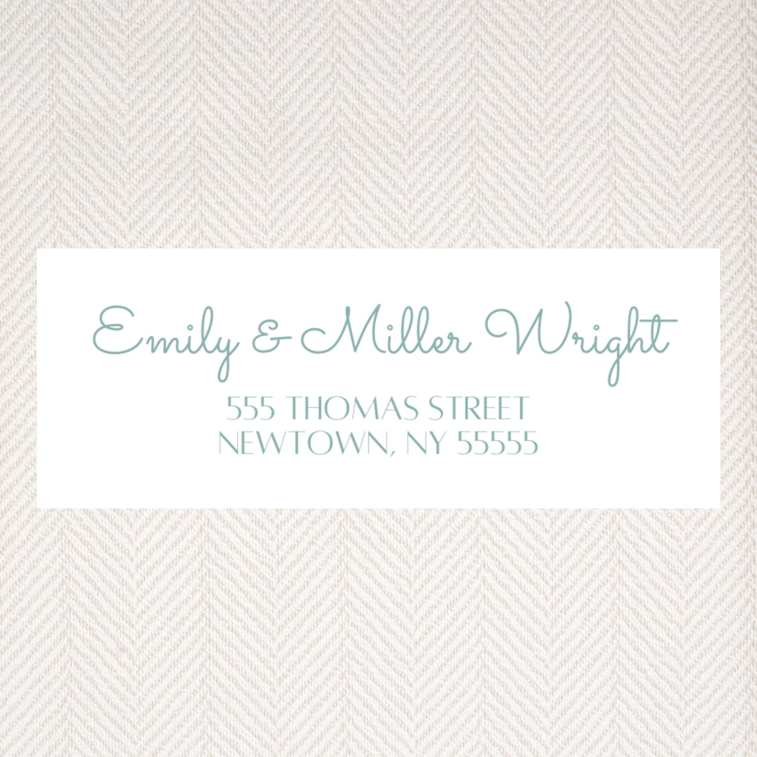 Digital Download Editable & Printable Return Address Stickers, Return ...