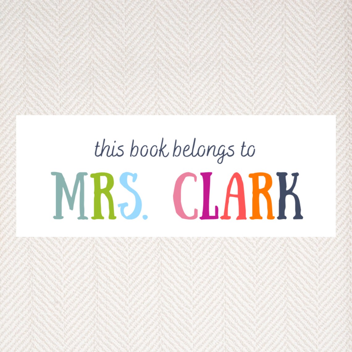 Digital Download Editable Classroom Book Labels, Back to School Labels ...
