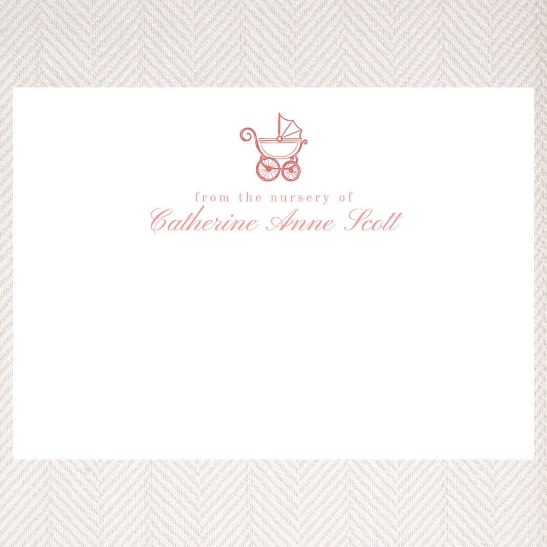 Digital Download Editable From the Nursery of Note, Welcome Baby Notes ...