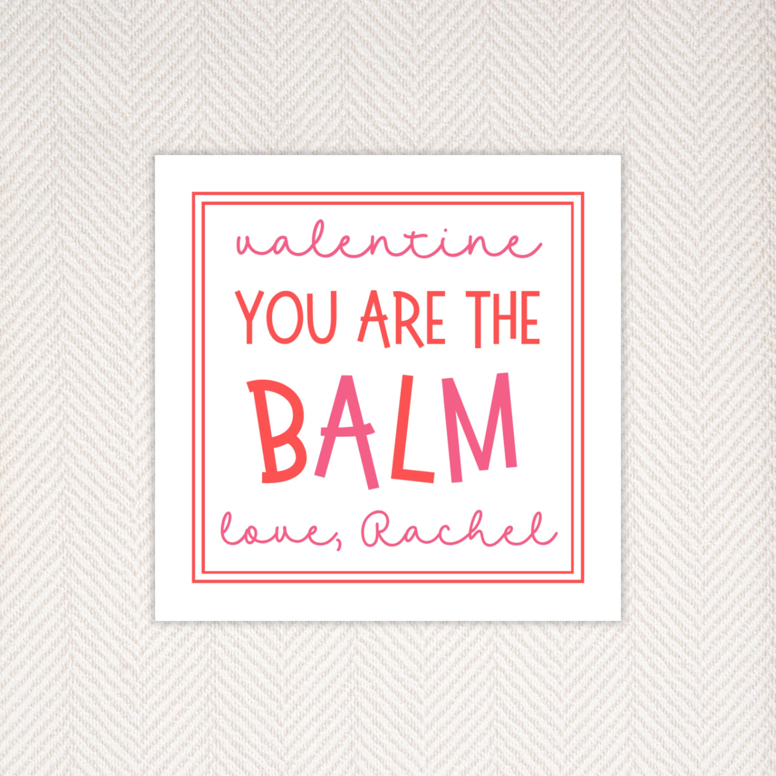 Valentine's Day Gift Tags, Printable Valentine, Valentine's Day Card ...