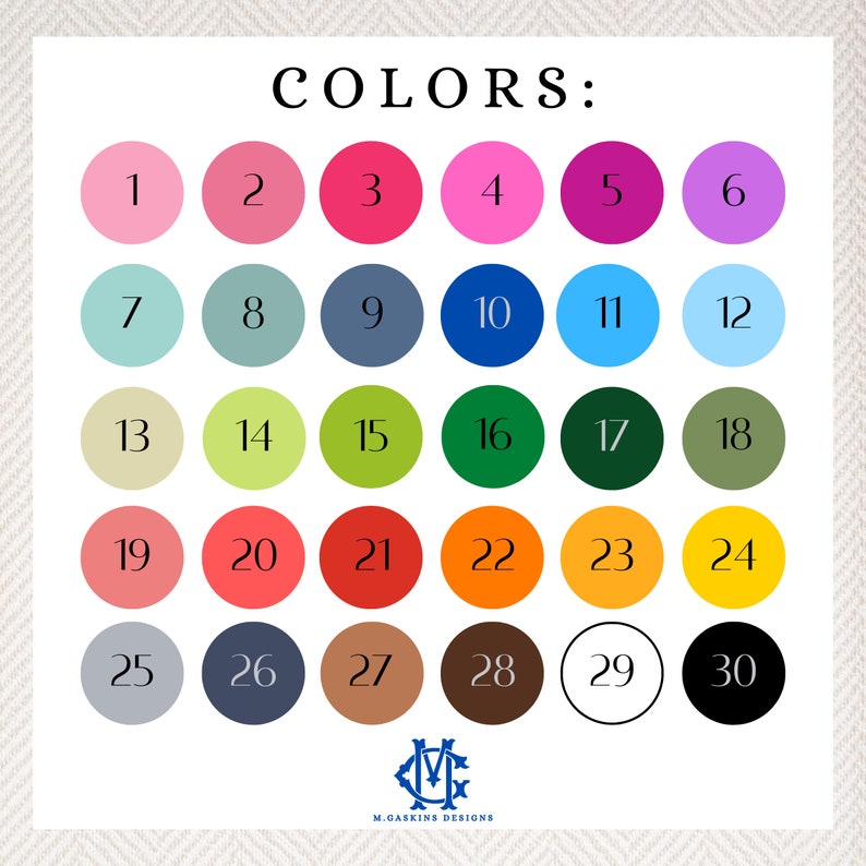 Digital Download Gift Tags, Everyday Gift Tags, Classic Monogram ...