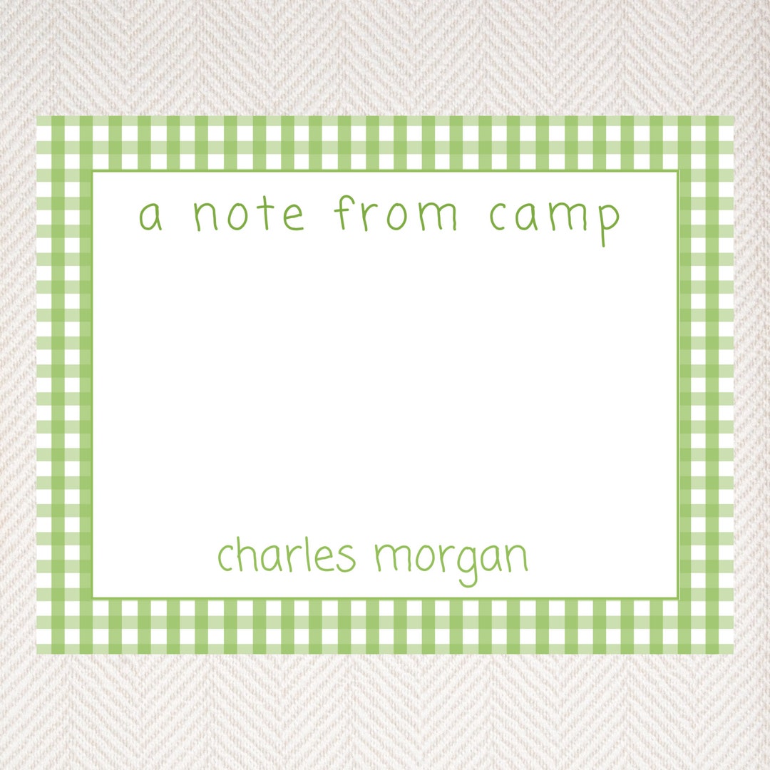 Digital Download Editable Camp Notes, Camp Notecards, Letters From Camp ...