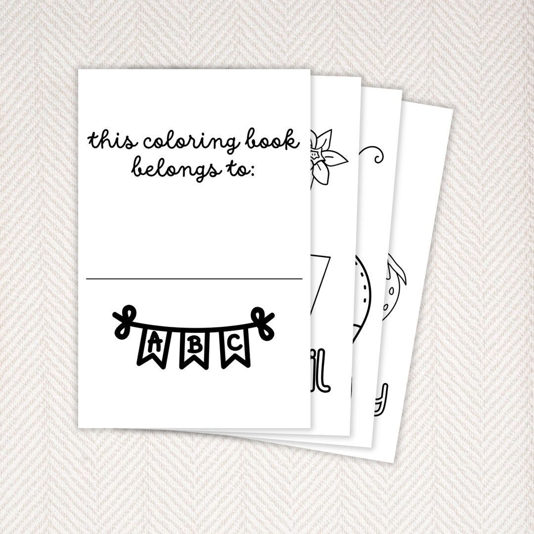 Abcs Coloring Book, Learn Abcs, Alphabet Coloring Pages, Printable ...