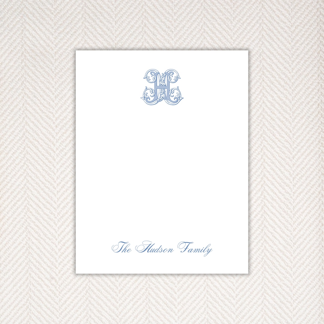 Digital Download Personalized Notepad, Monogram Notepad, A Note From ...