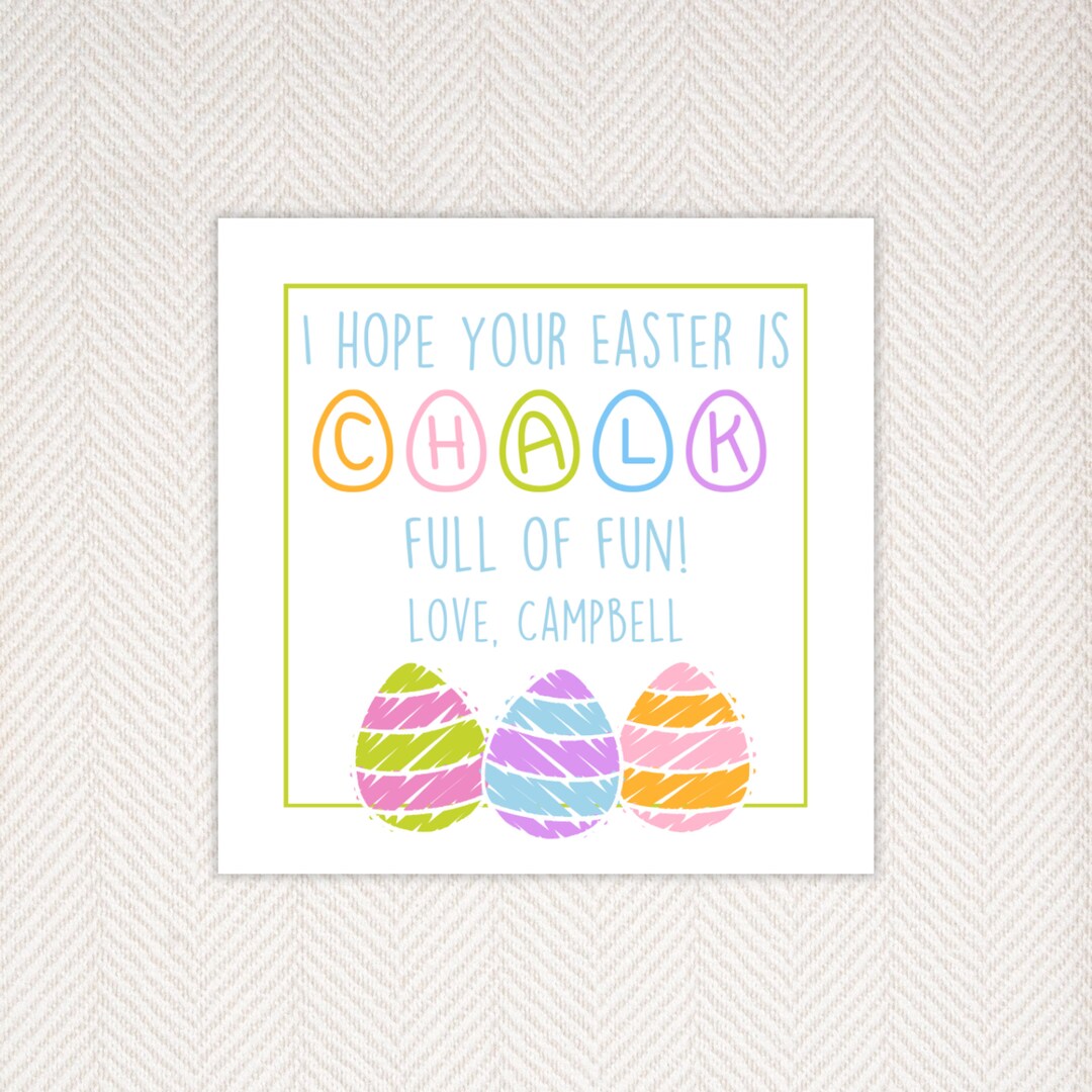 Easter Gift Tags, Printable Easter Tag, Easter Card, Happy Easter ...