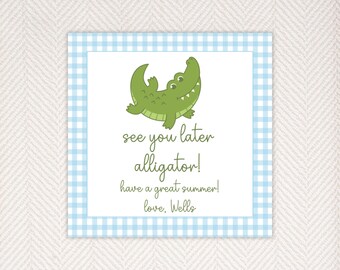 End of School, Teacher Gift, Summer Gift Tags, School's Out, See You ...