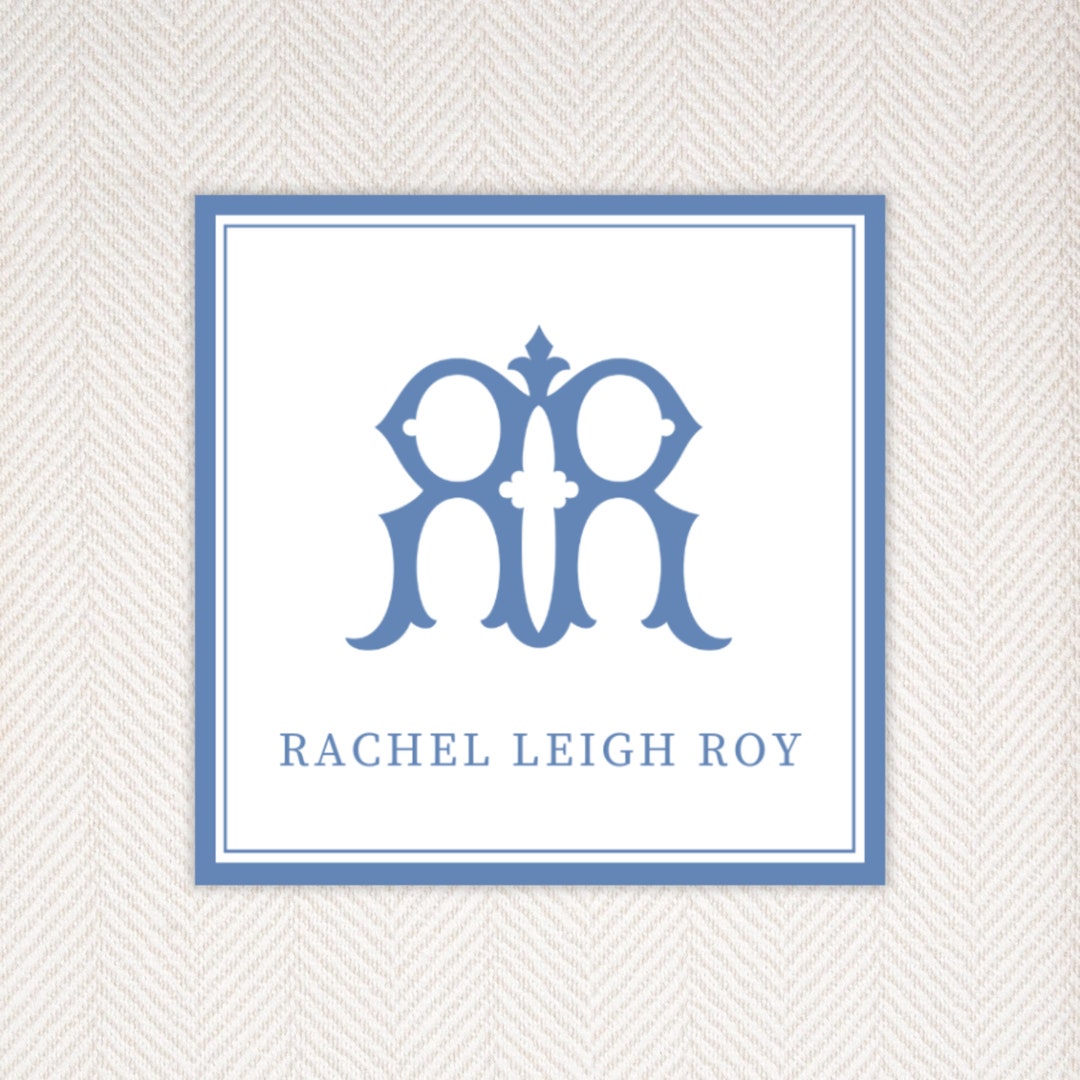 Digital Download Gift Tags, Everyday Gift Tags, Classic Monogram ...