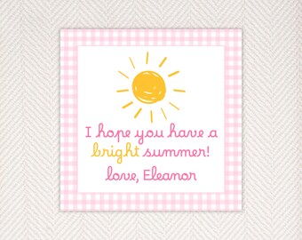 End of School, Teacher Gift, Summer Gift Tags, School's Out, See You ...