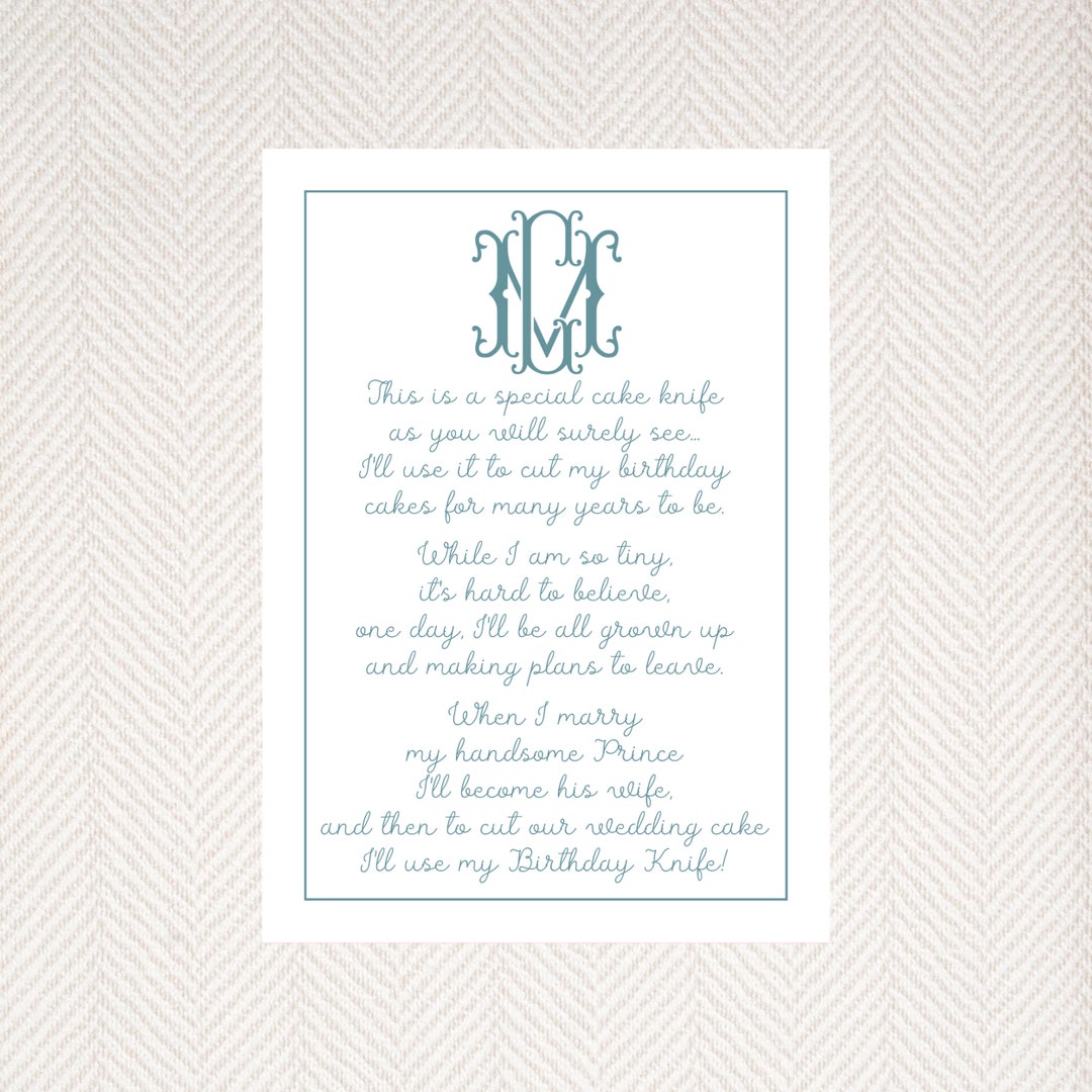 Digital Download Birthday Knife Sign, First Birthday, Cake Knife ...