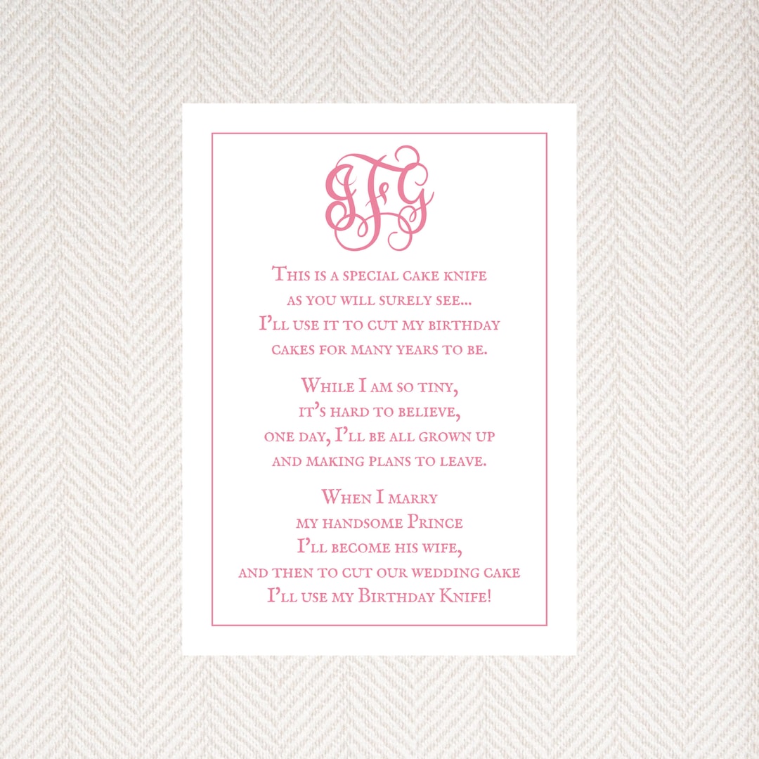 Digital Download Birthday Knife Sign, First Birthday, Cake Knife ...