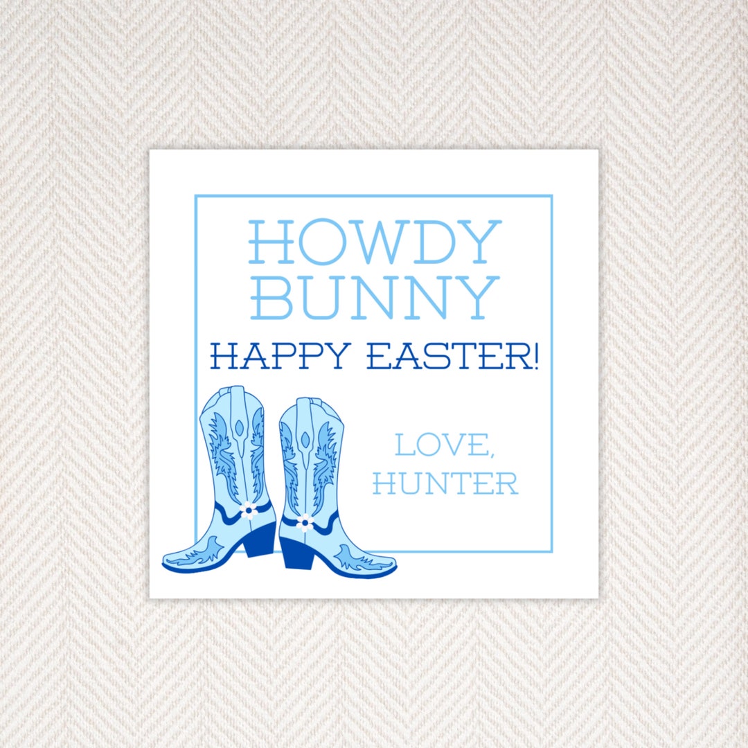 Easter Gift Tags, Printable Easter Tag, Easter Card, Happy Easter ...