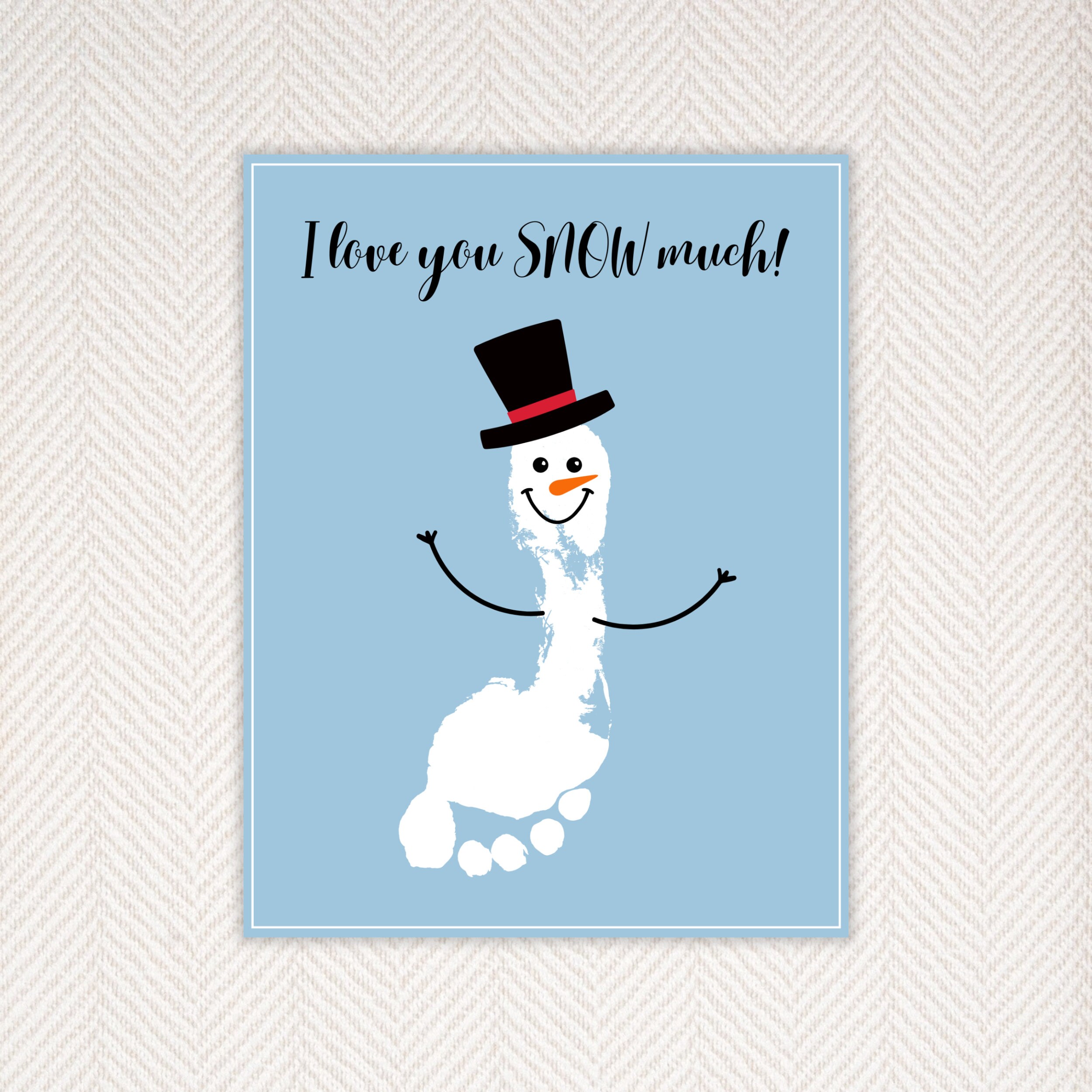 Digital Download Christmas Handprint Art, Snowman, Handprints, Kids Art ...