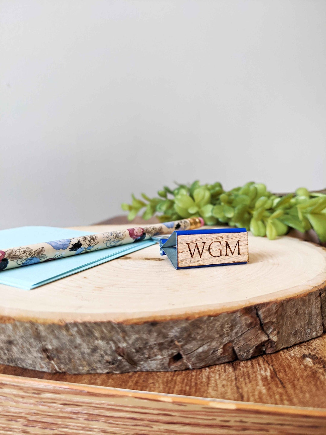 Royal Blue Wood Covered Binder Clip Set by Ariell Forrest - Etsy