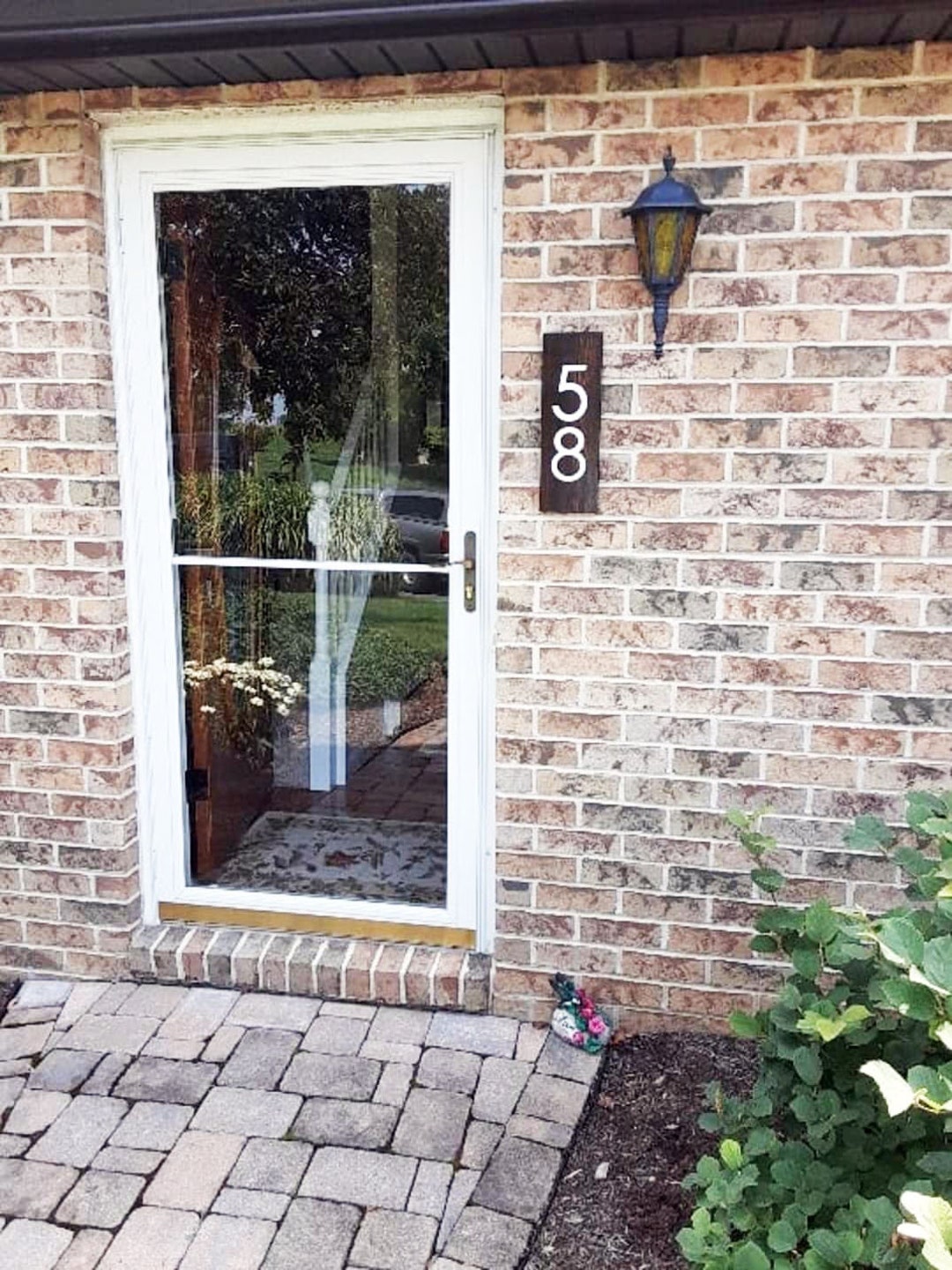 Vertical Custom Cedar Wood Address Sign by Ariell Forrest - Etsy