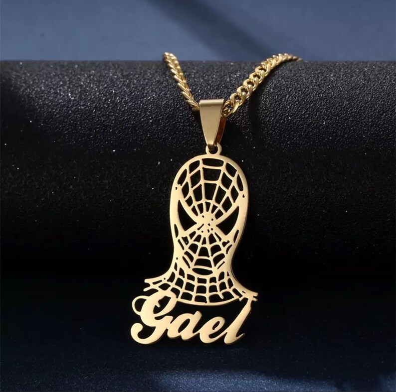 Personalized Cartoon Character Custom Name Chain • Perfect Gift ...