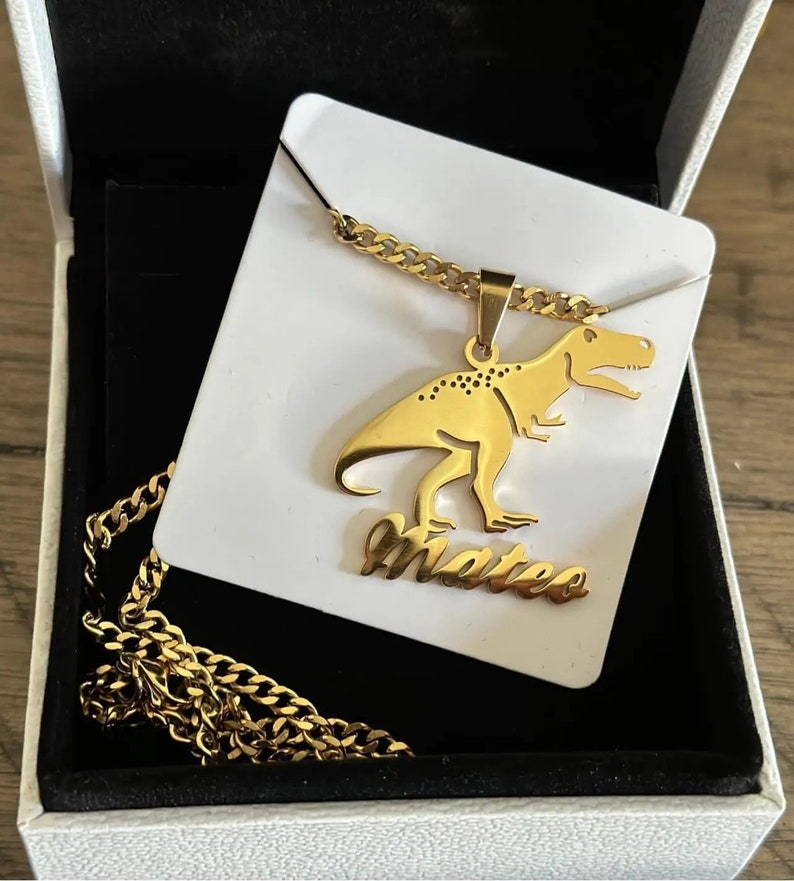 Personalized Cartoon Character Custom Name Chain • Perfect Gift ...