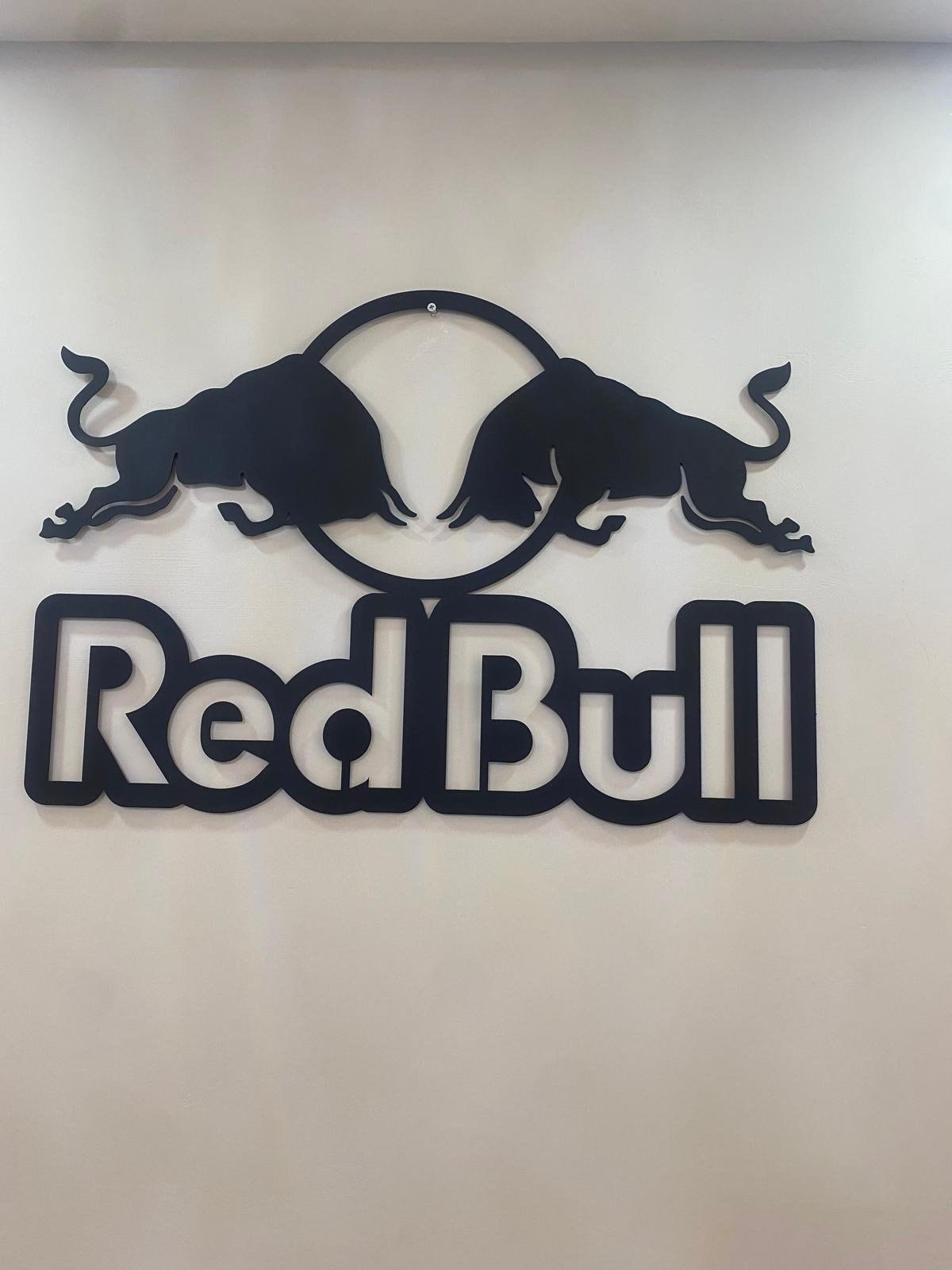 Red Bull Signature Red Bull Gift, Red Bull Racing Sign, Red Bull Art ...
