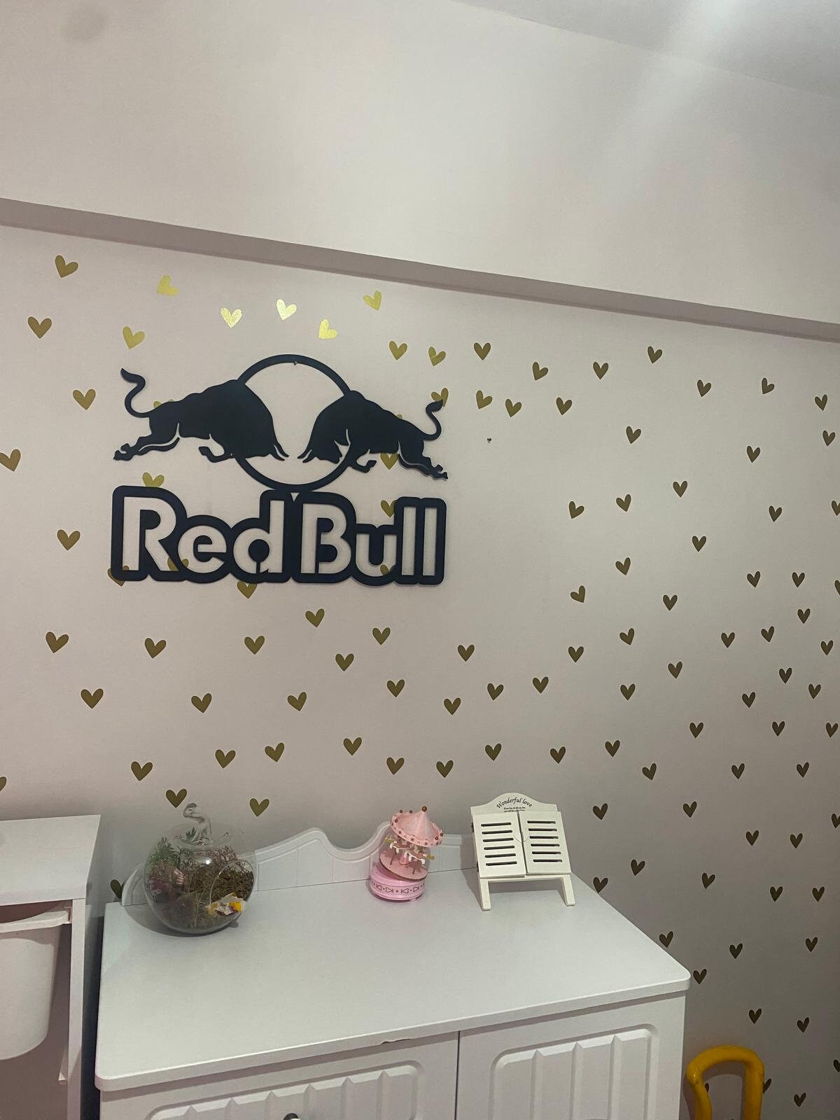 Red Bull Signature Red Bull Gift, Red Bull Racing Sign, Red Bull Art ...