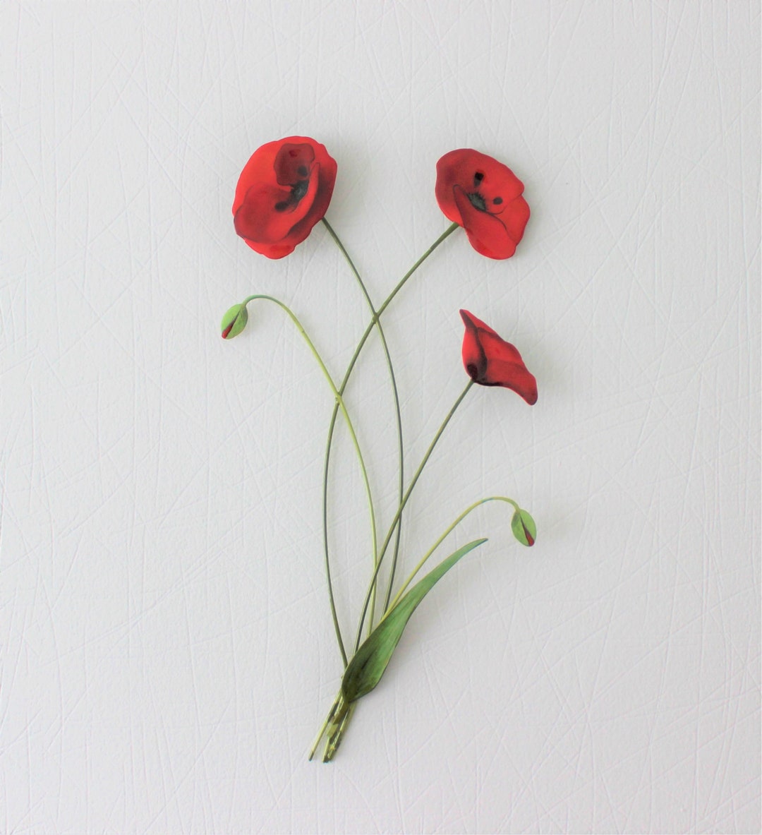 Poppies Metal Wall Decoration for Indoor or Outdoor Use - Etsy