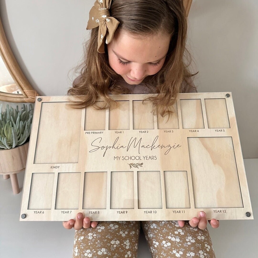 My School Years Photo Frame - Etsy