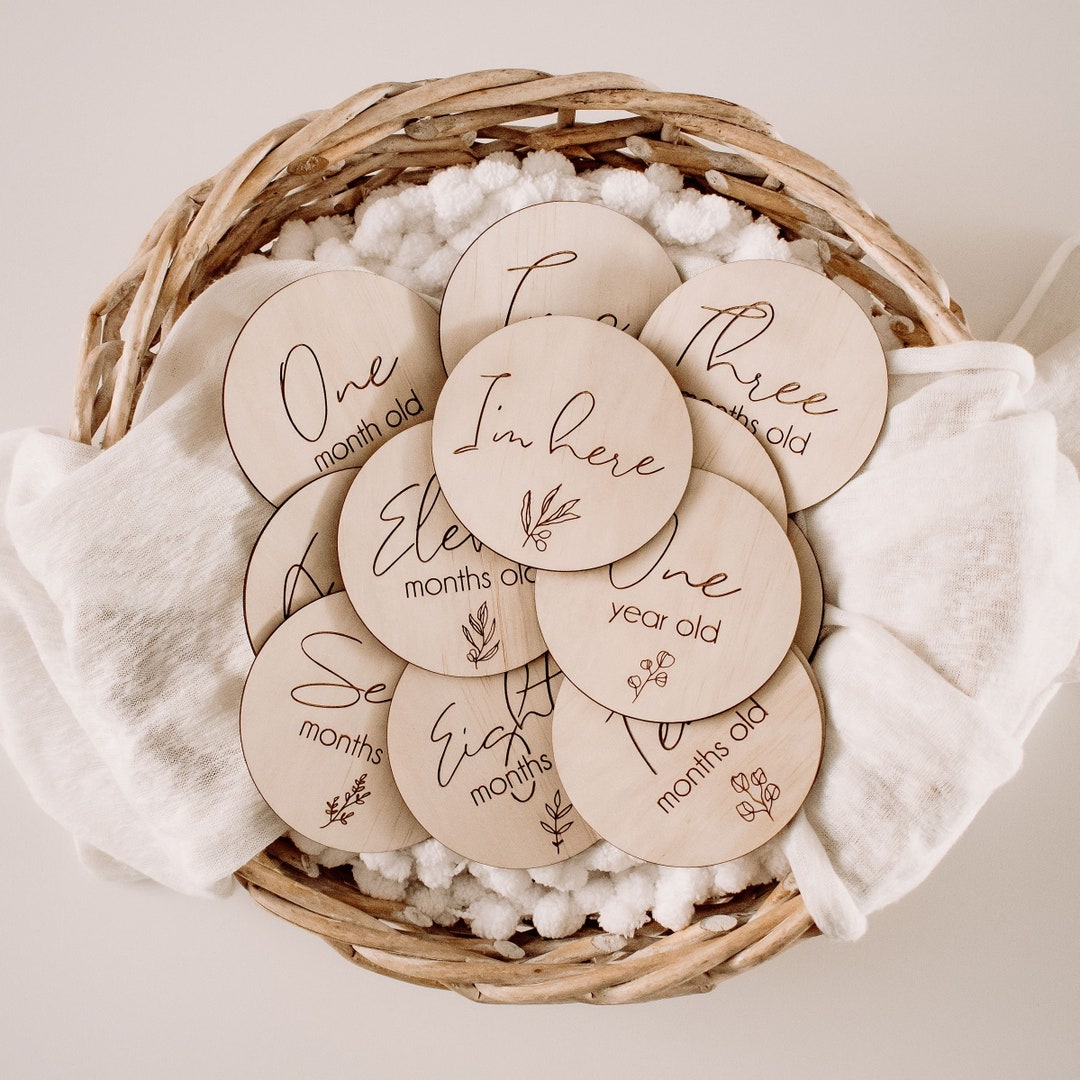 Milestone Plaques 2 set of 14 - Etsy