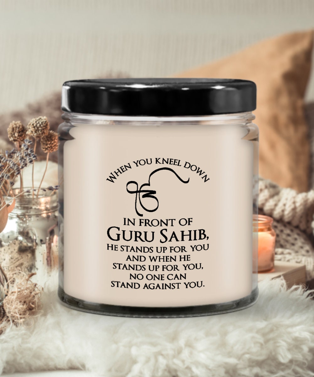 Sikhism Candle Sikh Gifts Sikh Religion Gift When You Kneel - Etsy