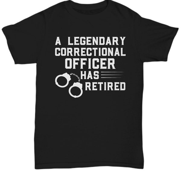 Correctional Officer Retirement Women Shirt - Etsy