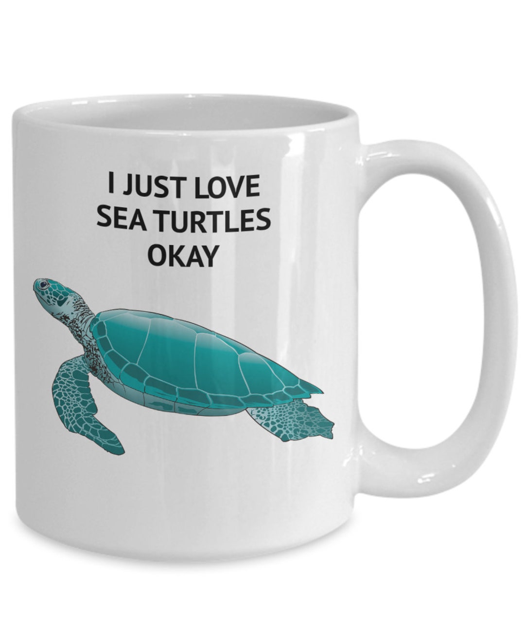 Sea Turtle Coffee Mug, Sea Turtle Lover Gifts, Animal Lover Coffee Mug ...