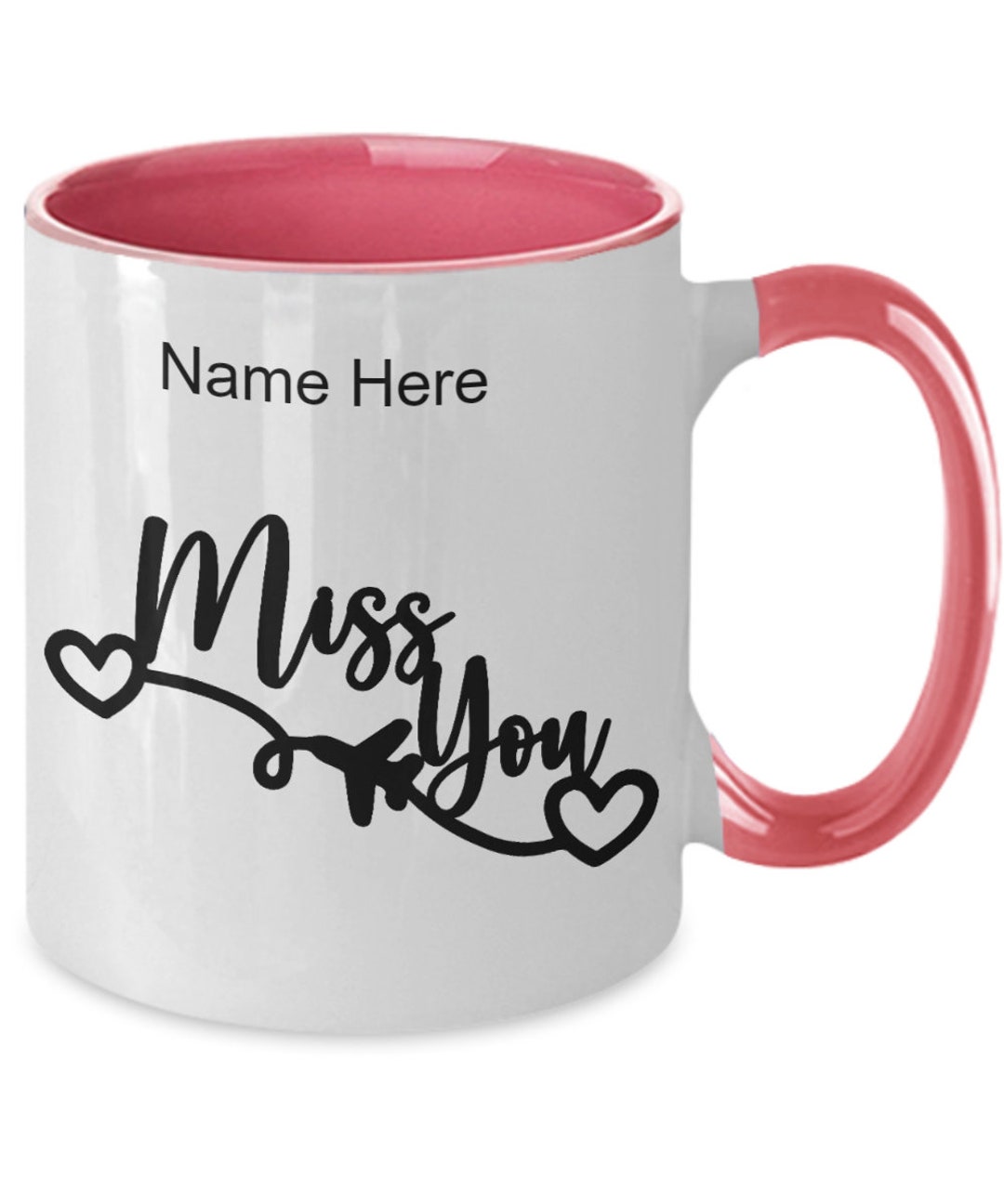 Personalised Miss You Gifts, Long Distance Miss You Coffee Mug, Long ...