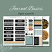 Printable Digital Stickers for Planner, Gothic Journal Basics - Etsy