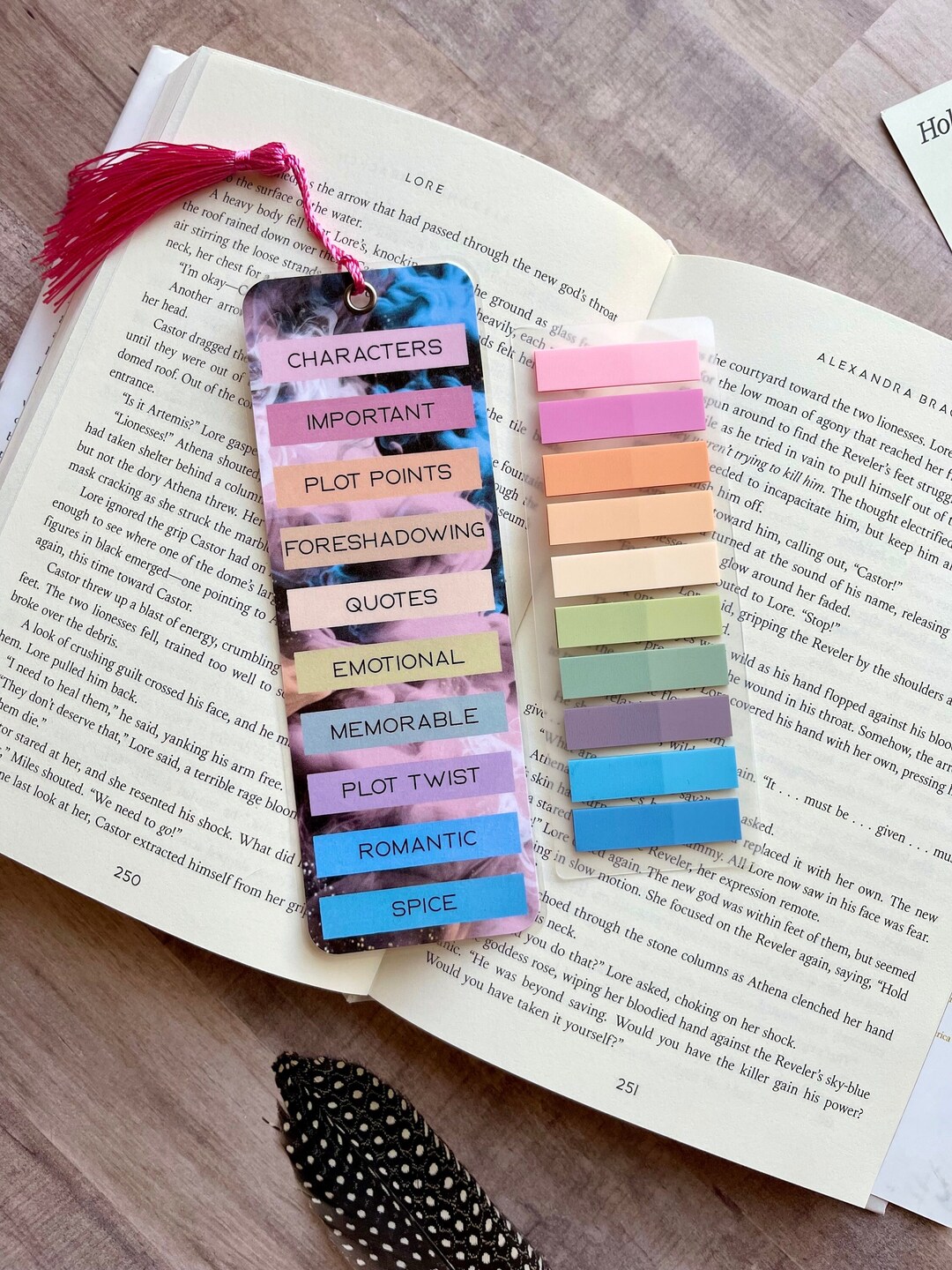 Annotation Bookmark With Tabs Kit, Book Annotating Supplies, Popular ...