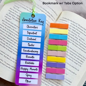 Annotation Bookmark With Tabs, Book Annotating Kit Supplies, Popular ...