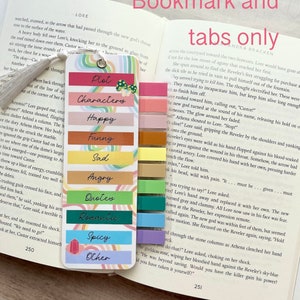 Retro Annotation Bookmark With Tabs Kit, Book Annotating Supplies ...