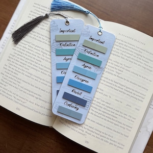 Nonfiction Annotation Bookmark With Tabs Kit, Book Annotating Supplies ...