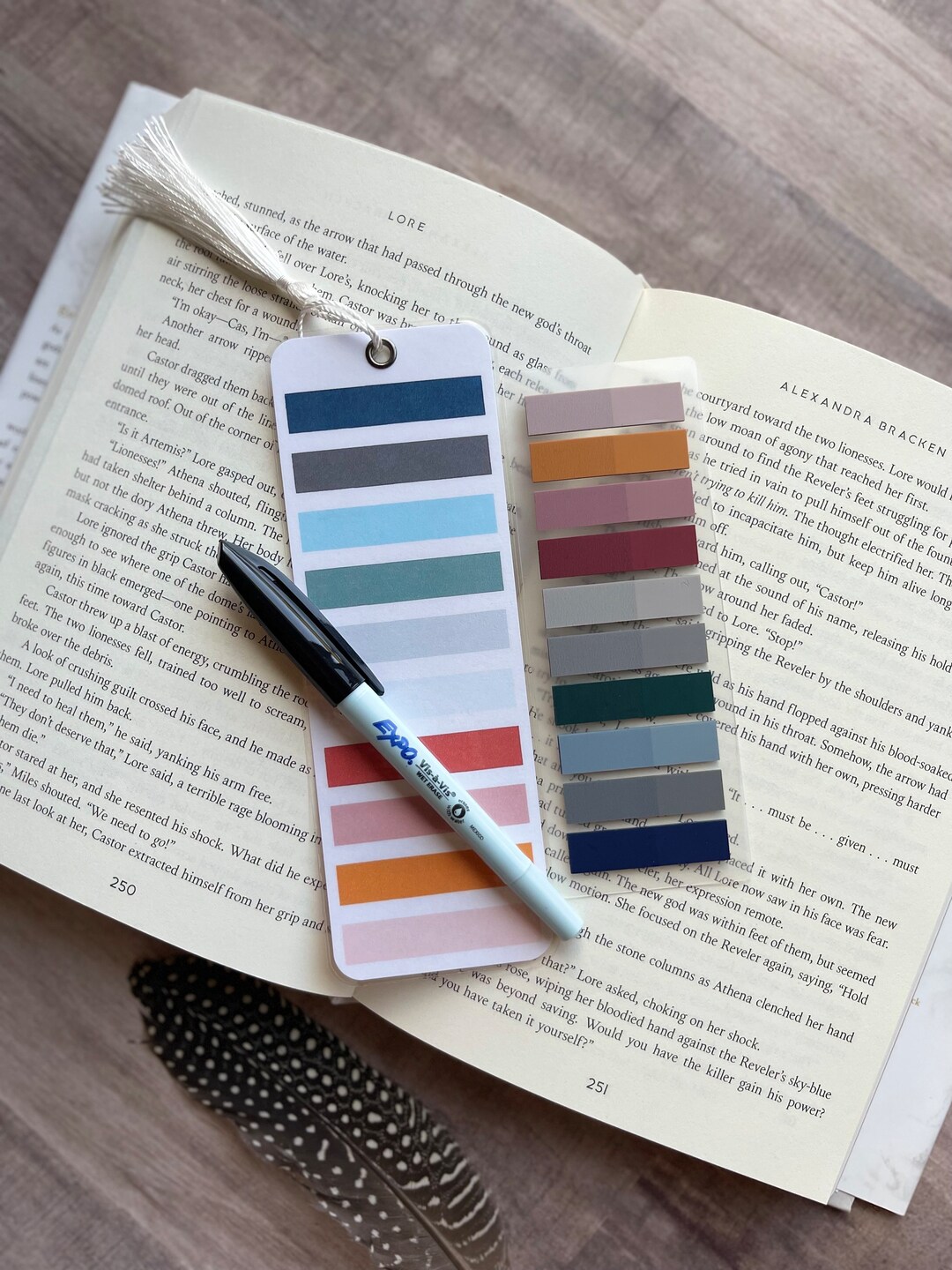 Self-customizable Annotation Bookmark With Tabs, Book Annotating Kit ...