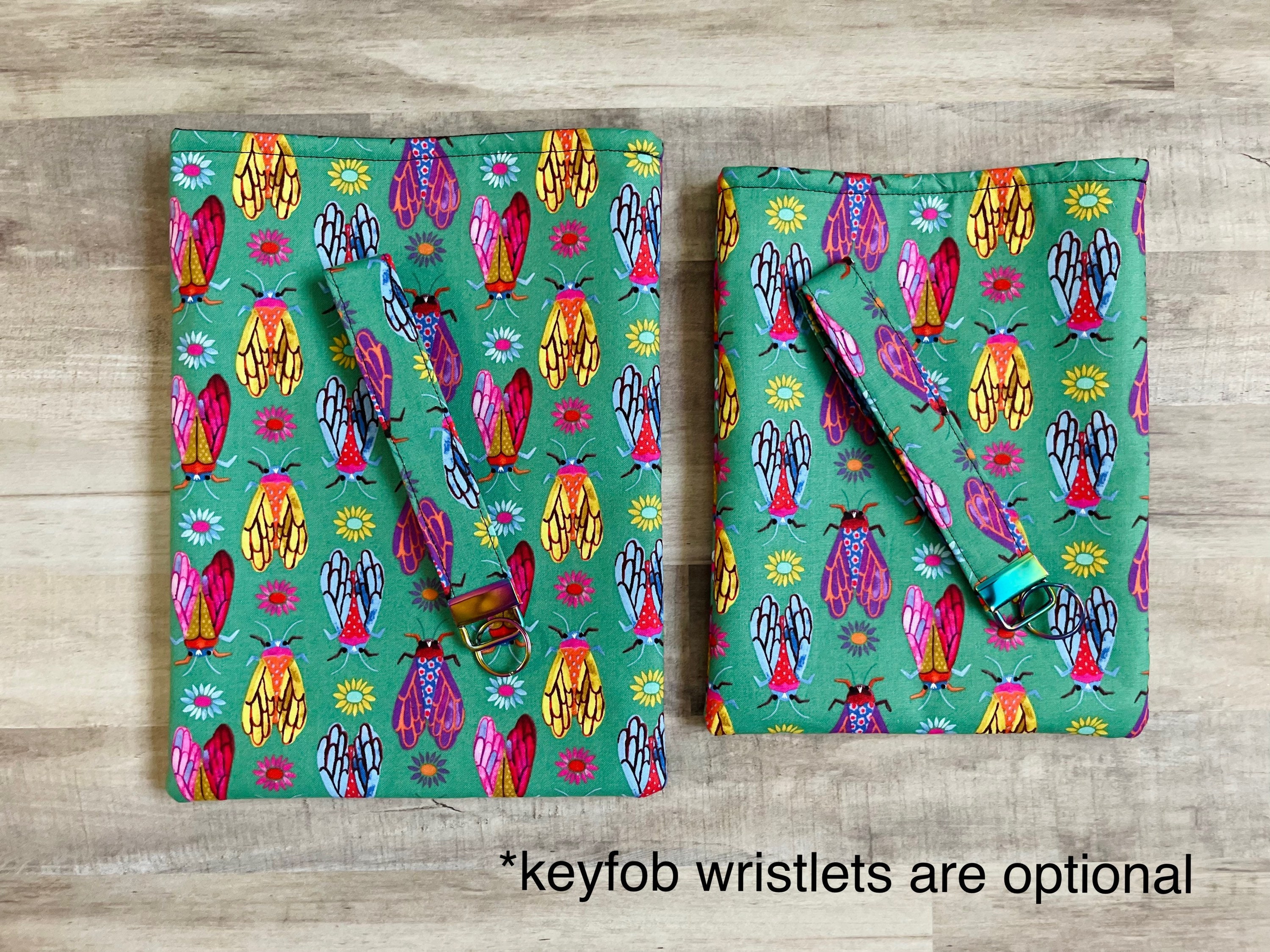 Insect Booksleeve Cicadas Book Cover Large and Small Book | Etsy