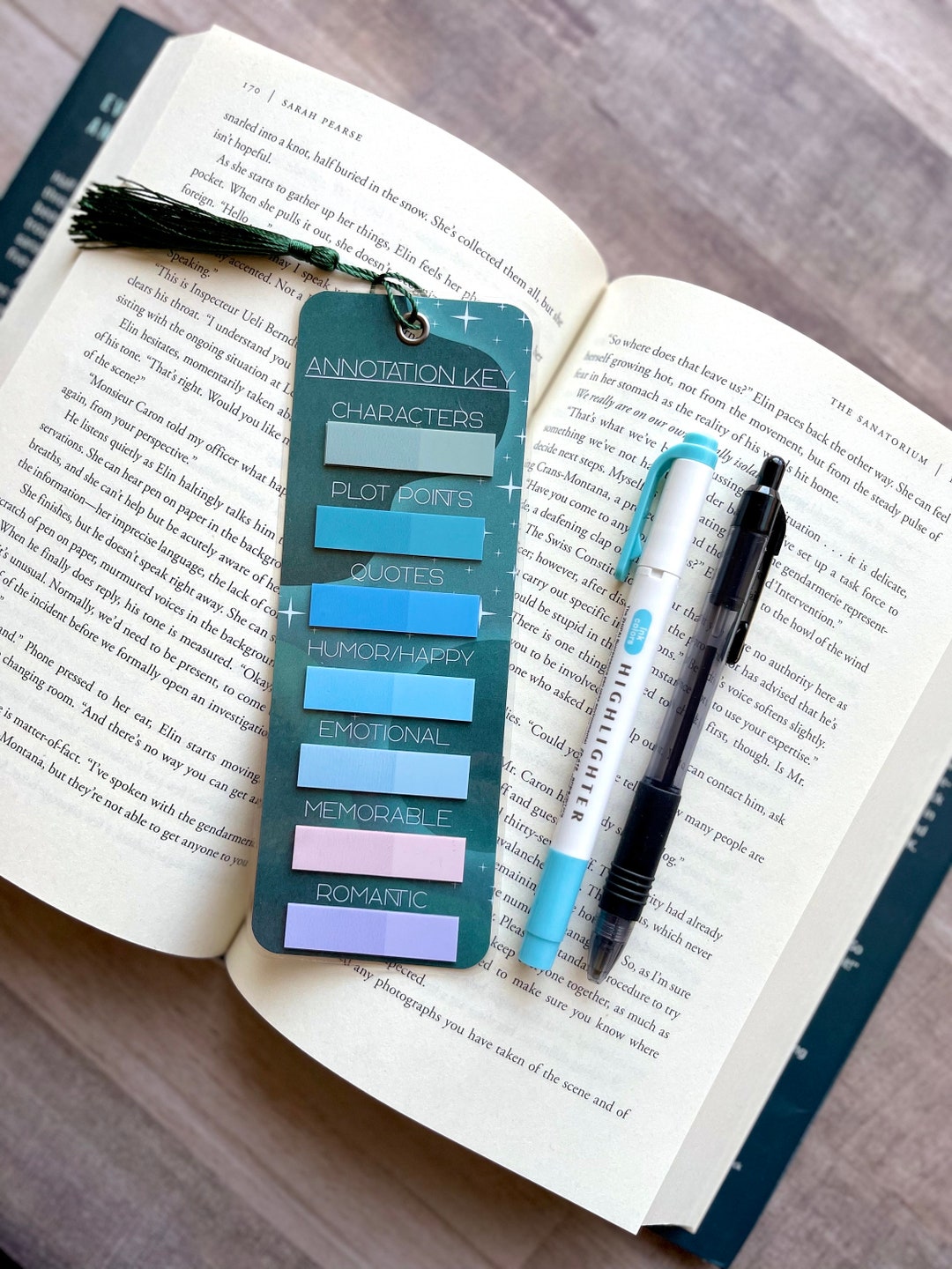 Annotation Bookmark With Tabs Kit, Book Annotating Supplies, Popular ...