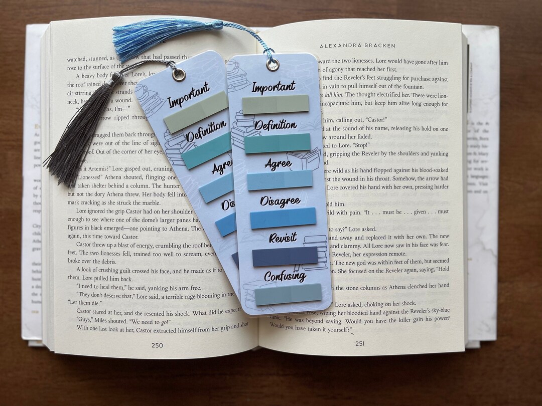 Nonfiction Annotation Bookmark With Tabs Kit, Book Annotating Supplies ...